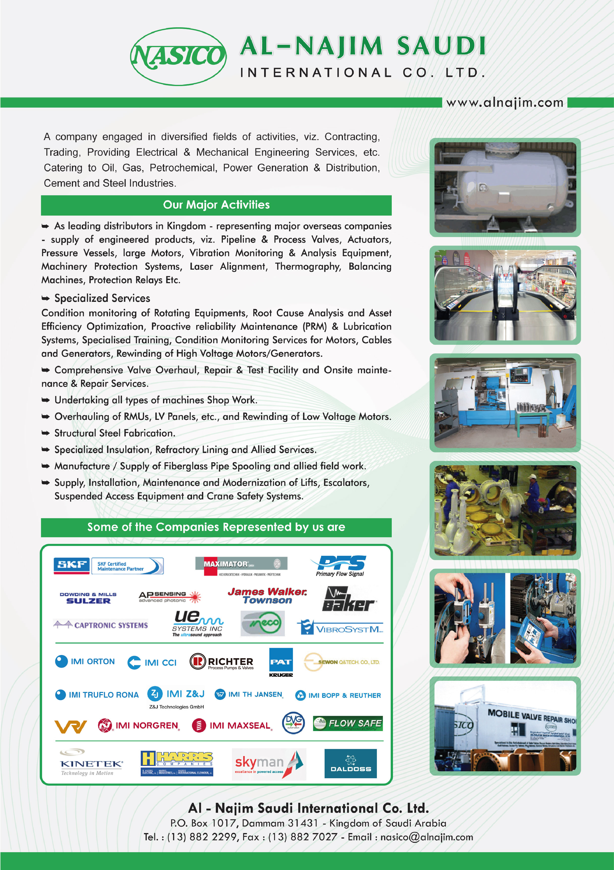 VALVE REFURBISHMENT in Saudi